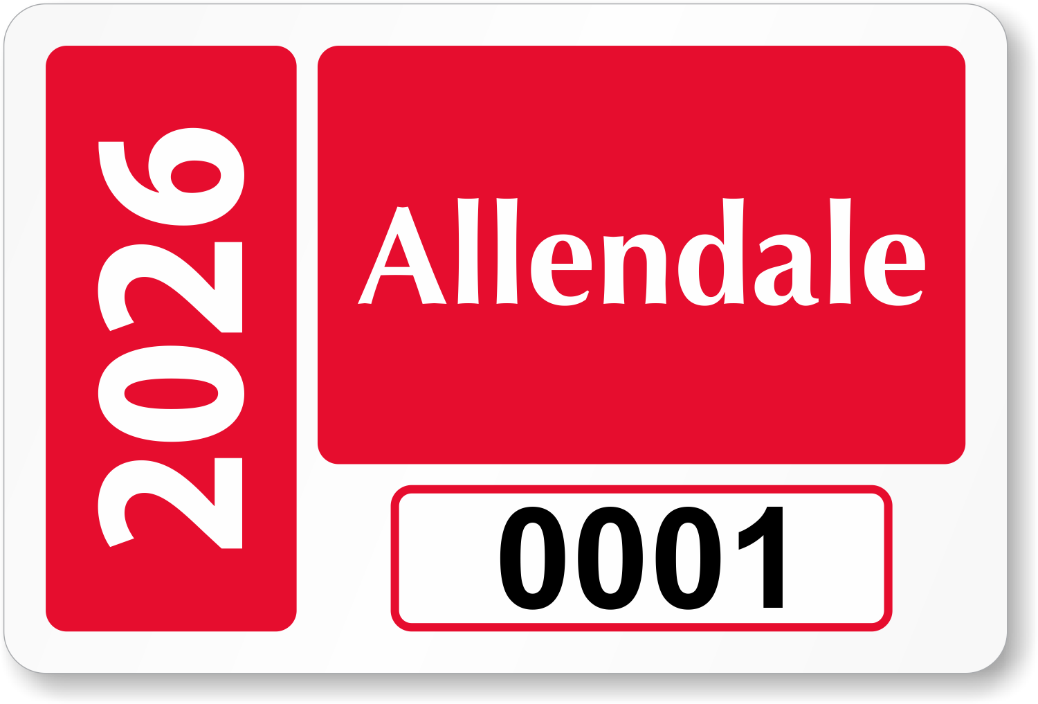 Parking Permit Stickers | Bold Designs from MyParkingPermit