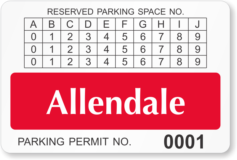 Parking Permit Stickers | Bold Designs from MyParkingPermit