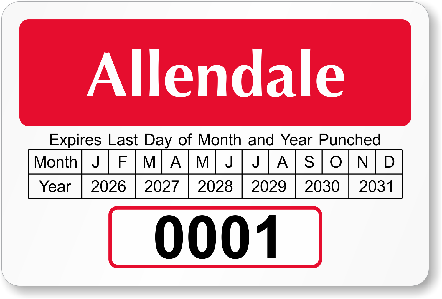 Parking Permit Stickers | Bold Designs from MyParkingPermit